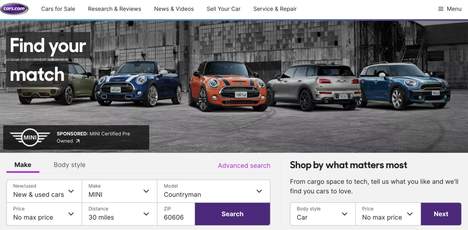 Used Car Dealer Website Designs: How To Create The Best For Your ...
