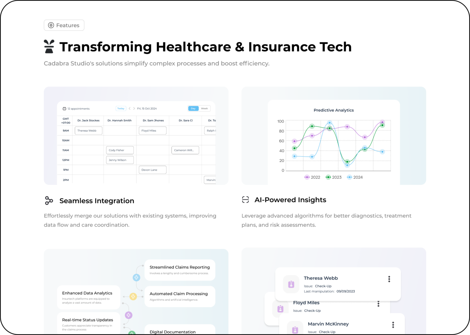 Cadabra Studio | Healthcare & Insurance Software Solutions